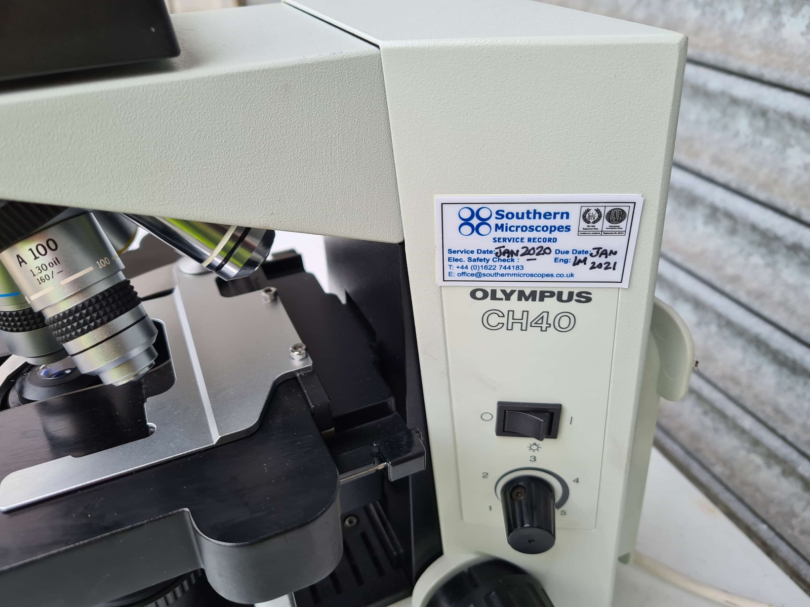 Compound Microscope Parts Olympus Ch40