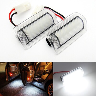 White Full LED Side Door Courtesy Lights For Lexus LX570 LS460 IS250 ...