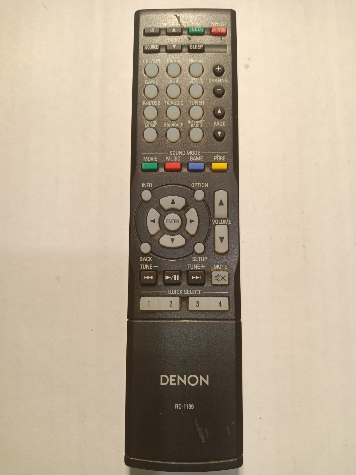 REMOTE-DENON RC-1189 | eBay