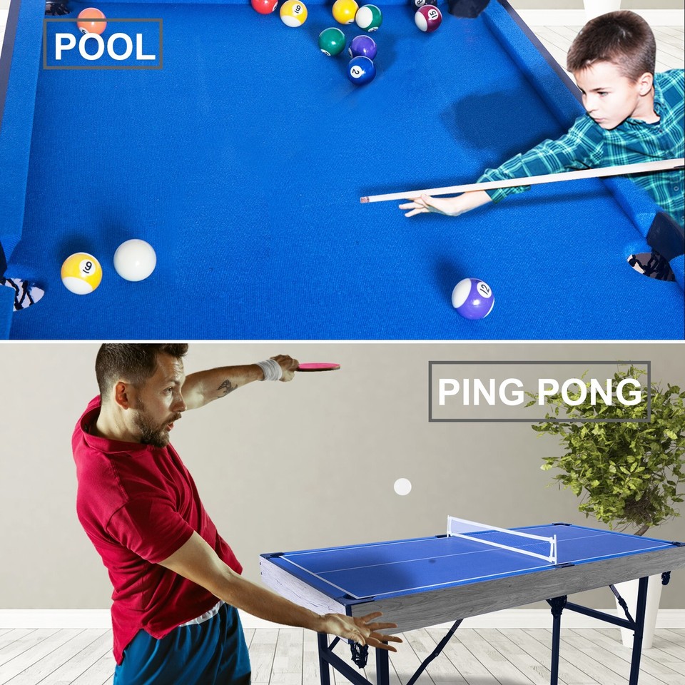 5 in 1 Multi Game Table,Folding Pool Table,Hockey ,Tennis,Bowling ...