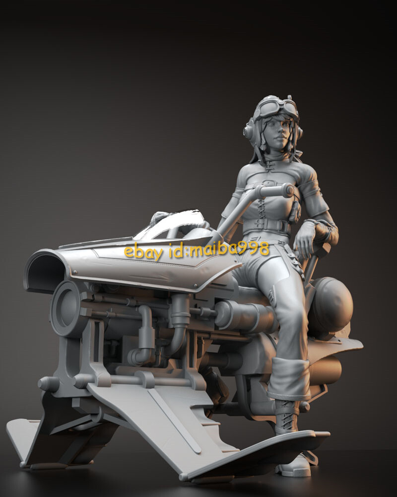 1/8 1/6 1/4 Lybbia Engineer 3D Print GK Figure Model Kit Unassemble ...
