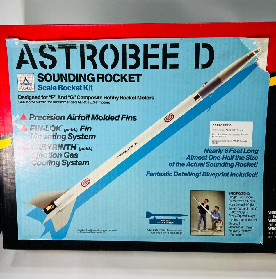VTG Aerotech Aerospace Astrobee D Sounding Rocket Scale Rocket Kit New ...