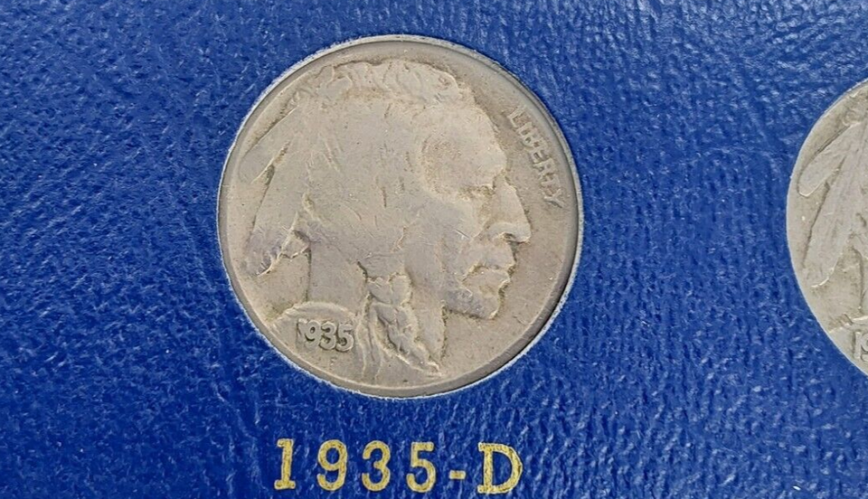 Buffalo Nickel Collection Nickels Lot 1913-1938 in Whitman Album 57 ...