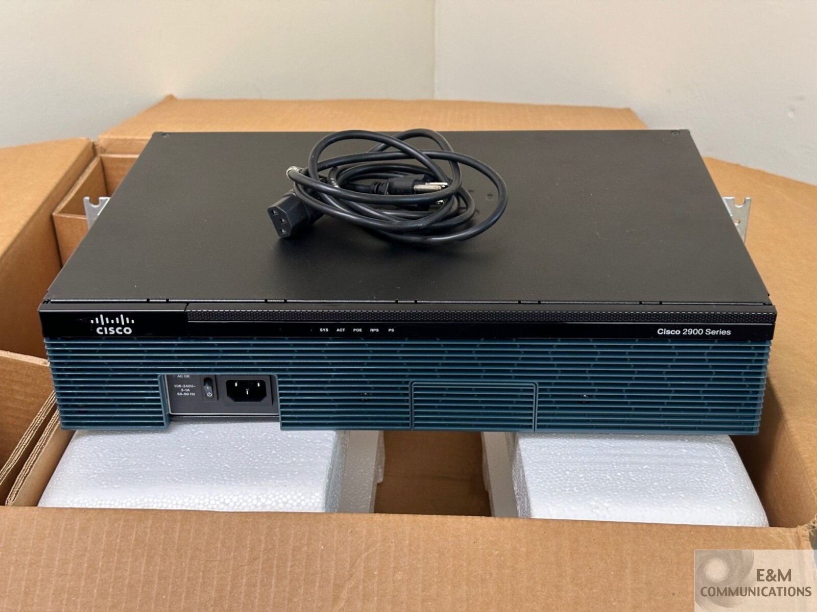 C2911-VSEC/K9 CISCO INTEGRATED SERVICES ROUTER ISR VOICE READY | eBay