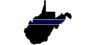 6 Pack West Virginia Police Memorial Thin Blue Line Vinyl Decal Bumper ...
