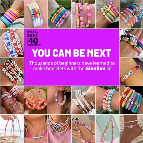 Friendship Bracelet Kit Concert Bracelets Merch, 5200 Pcs Classic 18 ...