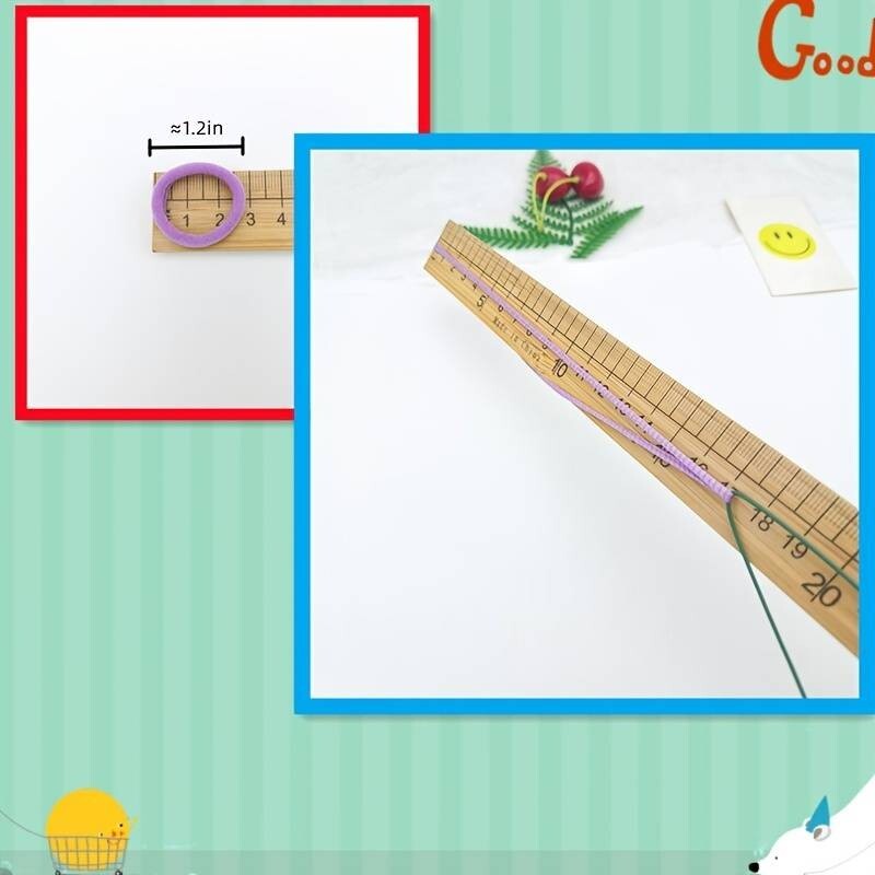 Baby Girl Hair Elastics Bobbles Small Kids Soft Bands Snag Free ...