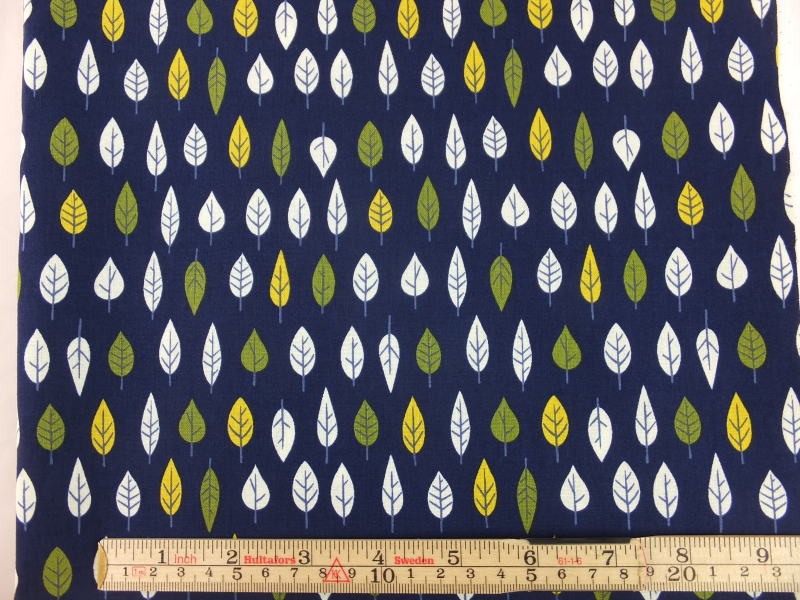 CT Small Leaves Trees 100% Cotton Fabric | eBay UK
