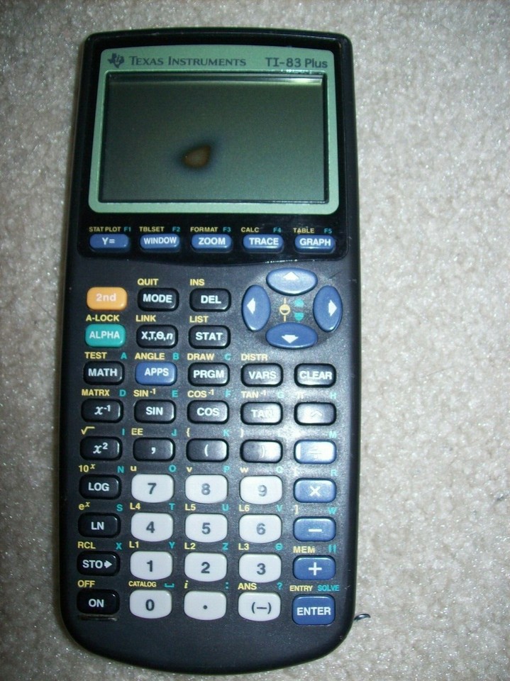 Texas Instruments TI-83 Plus Graphing Calculator (for parts only ...