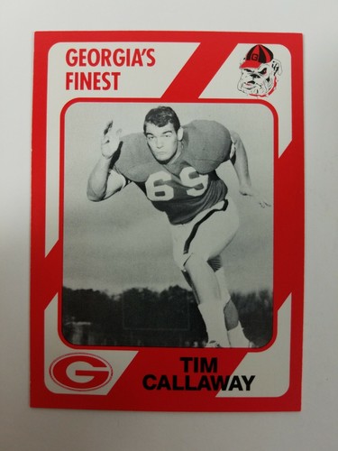 Tim Callaway Georgia Bulldogs UGA Dawgs 89 Collegiate Collection ...