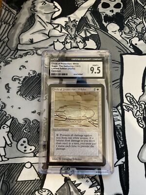CGC 9.5 Circle of Protection: White - Alpha - Magic: The Gathering (MTG ...