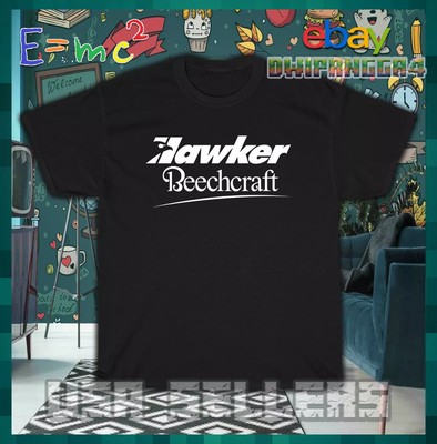 NEW AMERICAN T-SHIRT HAWKER AIRCRAFT TEXTRON AVIATIO AMERICAN LOGO MEN ...