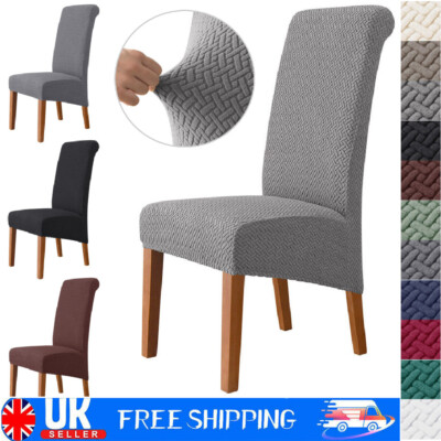 Large Size Stretch Dining Chair Covers Seat Chair Covers Removable Slip ...