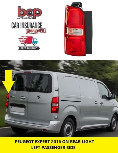 PEUGEOT EXPERT 2016 ON REAR LIGHT LAMP LEFT PASSENGER SIDE NEW ...