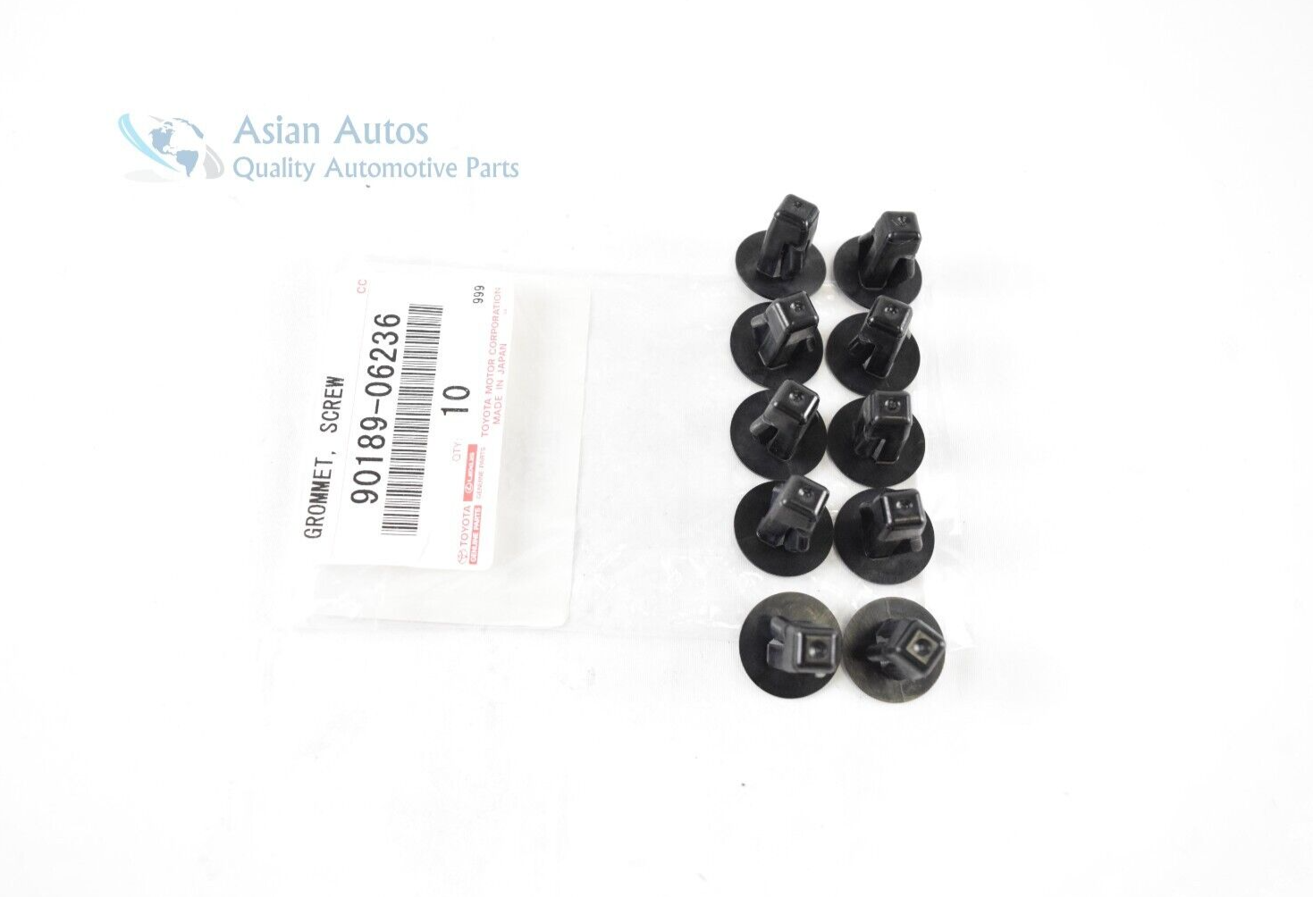 Genuine Toyota 2013-2022 Fender Liner Screw Grommet 10 x 9018906236 OEM ...