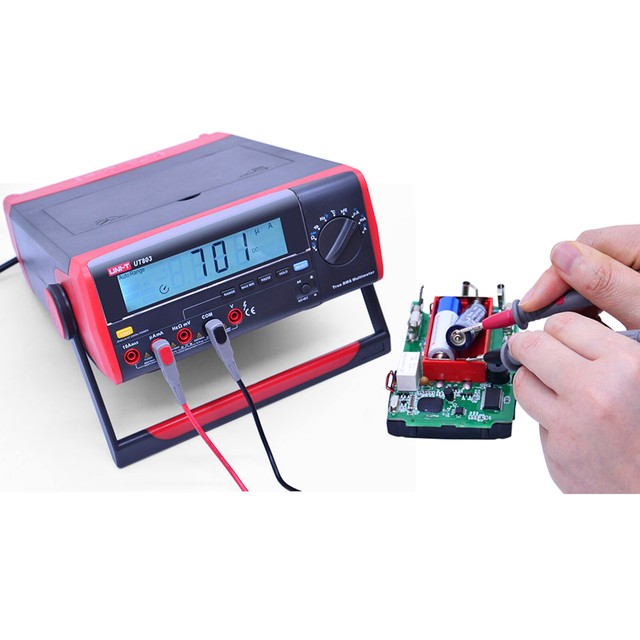 Digital True RMS Bench Multimeter USB Rs232 K Type Thermocouple 100khz ...