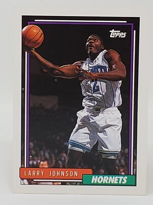 1992-1993 Topps Basketball Larry Johnson Card #283 Charlotte Hornets | eBay