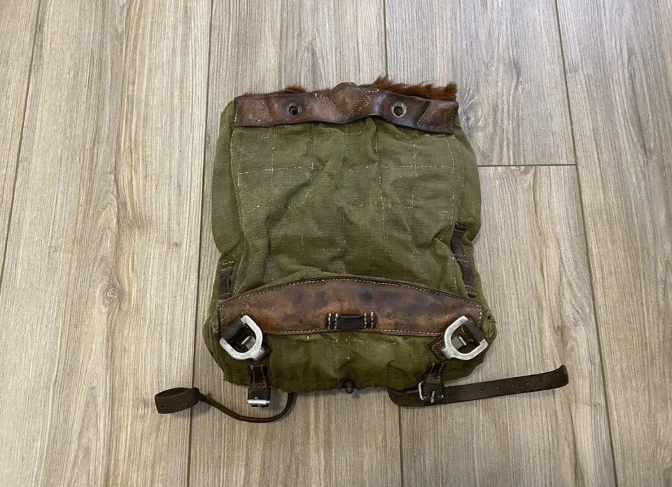 WW2 German Military M39 Tornister Pony Fur Pack Backpack World War 2 ...