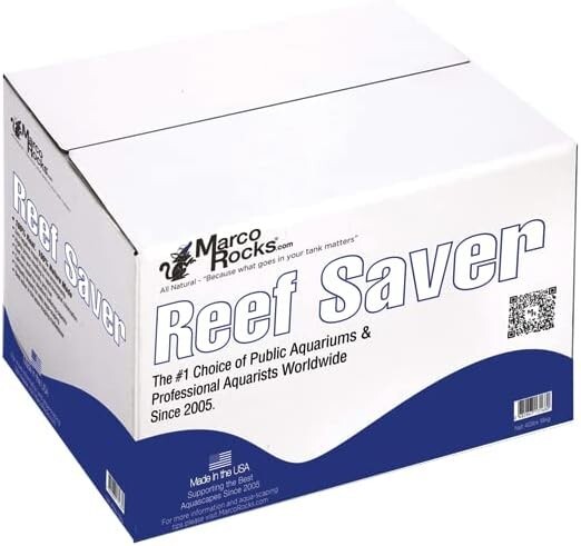Marco Rock Reef Saver/Key Largo Dry Live ROCK 40 lb box for Coral Reef ...