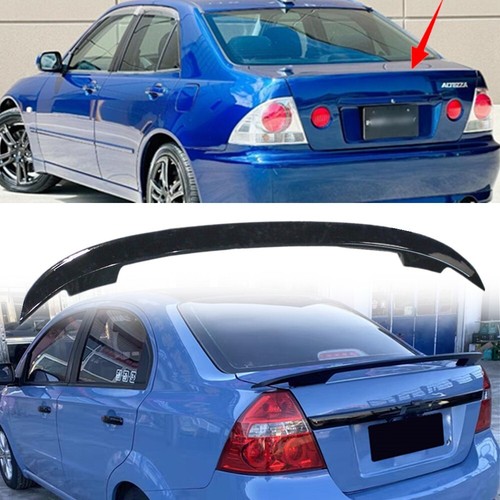 Universal Rear Boot Trunk Sporty Spoiler Wing ABS Gloss Black For ...