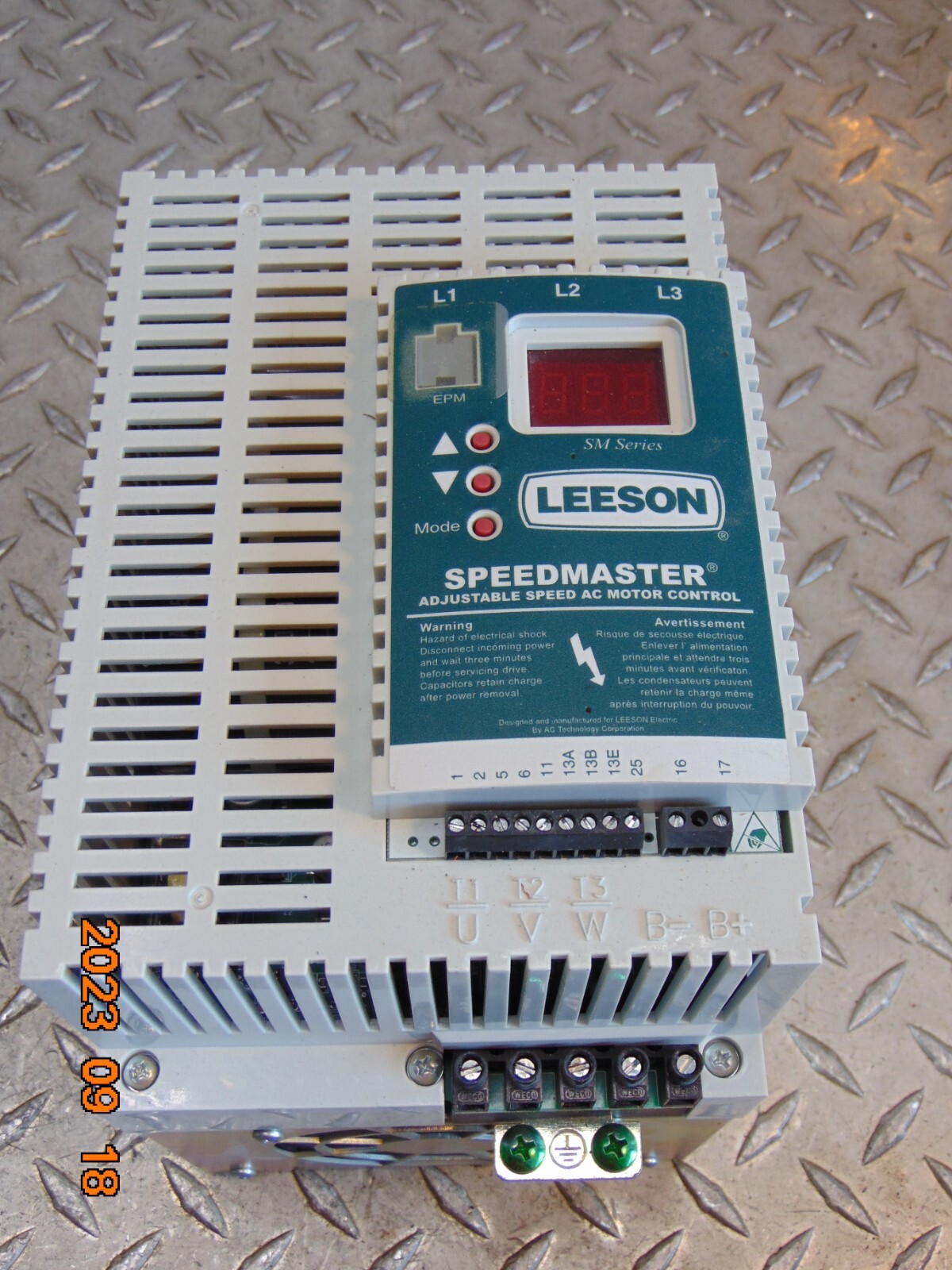 LEESON 174291.00 SPEEDMASTER ADJUSTABLE SPEED AC MOTOR CONTROL | eBay