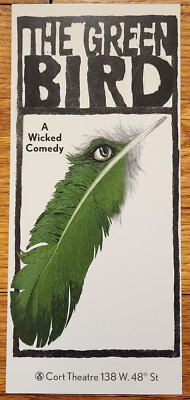 The Green Bird Broadway Advertising Flyer Pamphlet 2000 NYC Cort ...
