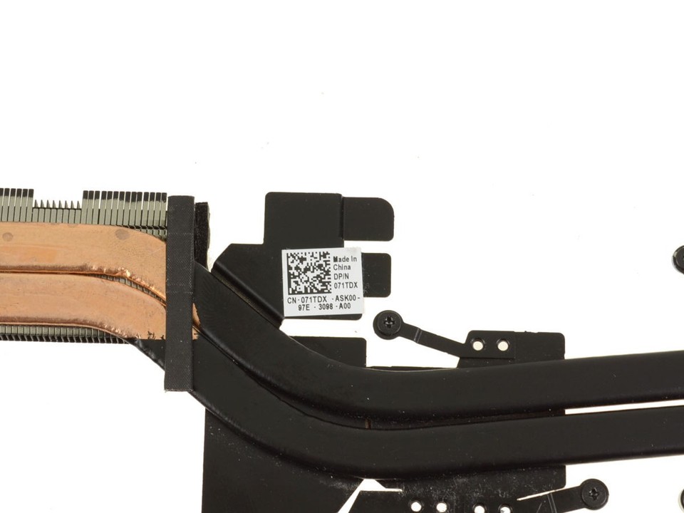 Lot 5 Dell Vostro 7590 CPU & GPU Heatsink Assembly for Discrete Nvidia ...