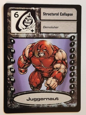 JUGGERNAUT 1998 TSR Marvel Super Heroes Adventure Game card X-MEN | eBay