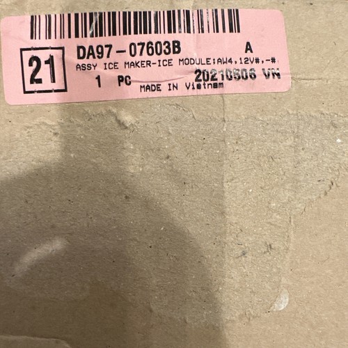 DA97-07603B Genuine Samsung Refrigerator Ice Maker Ice Module Assembly ...