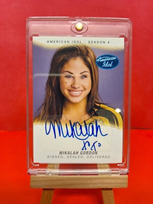 2005 Mikalah Gordon Autograph Fleer American Idol #DSD-MG, Singer ...