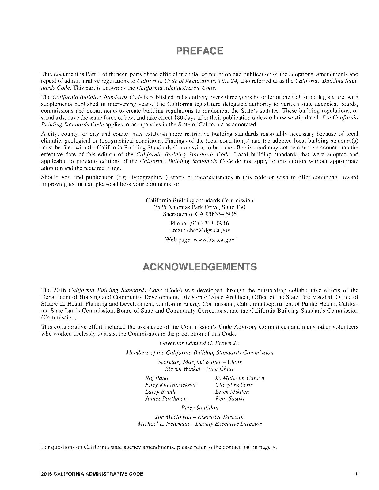 2016 California Administrative Code-Building Permits-Law-Regulations ...