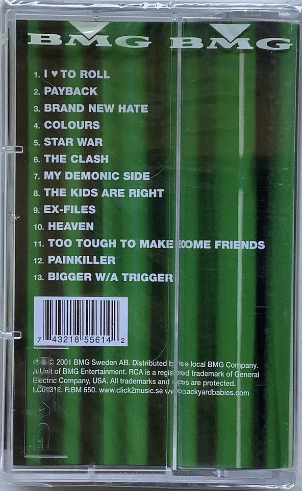 Backyard Babies Making Enemies Is Good Original Thai Edition Cassette ...