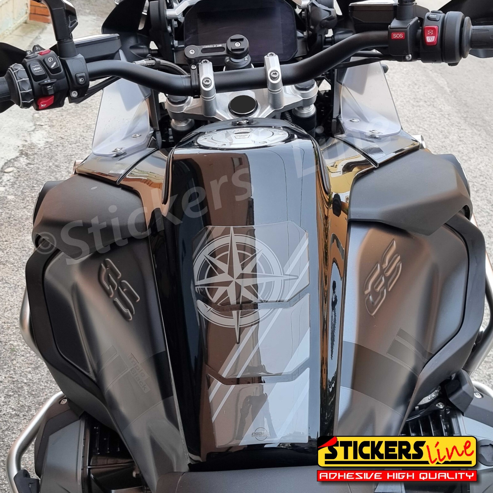 Paraserbatoio BMW R1250 GS Adventure Triple Black R1250GS Tank Pad B#71 ...