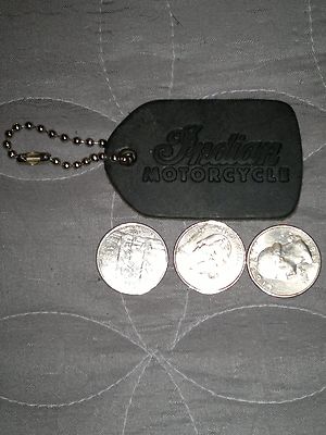 MINT INDIAN MOTORCYCLES LEATHER KEYCHAIN PATCH | eBay