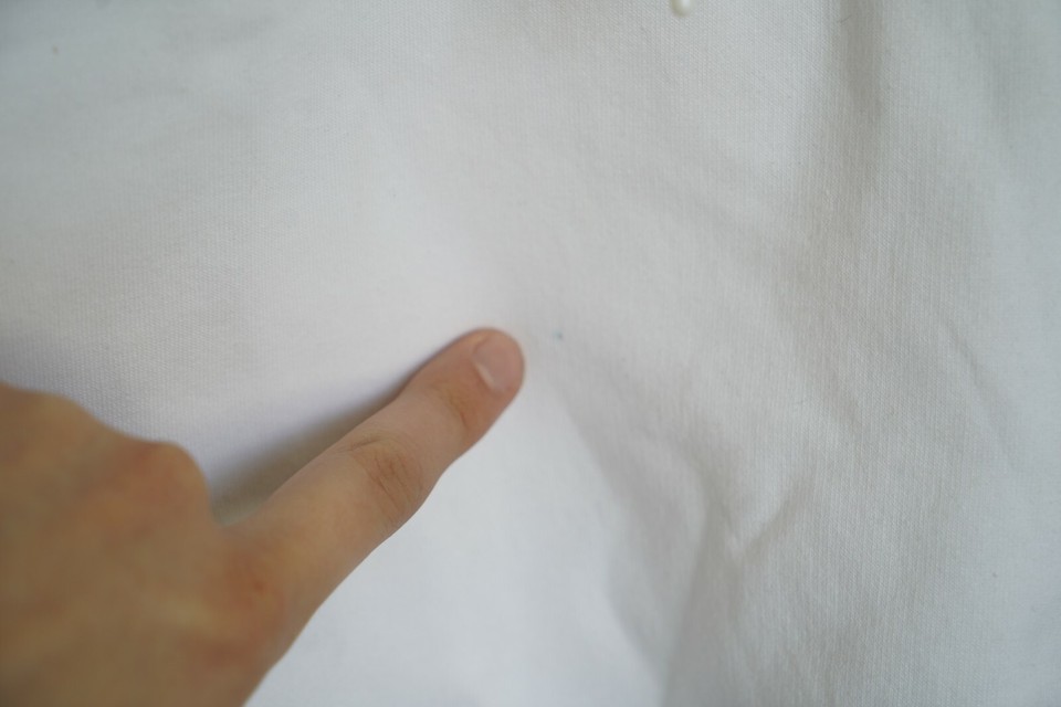 Adidas White Logo Brand Hoodie Casual Cool Men's Size Small Good Used ...