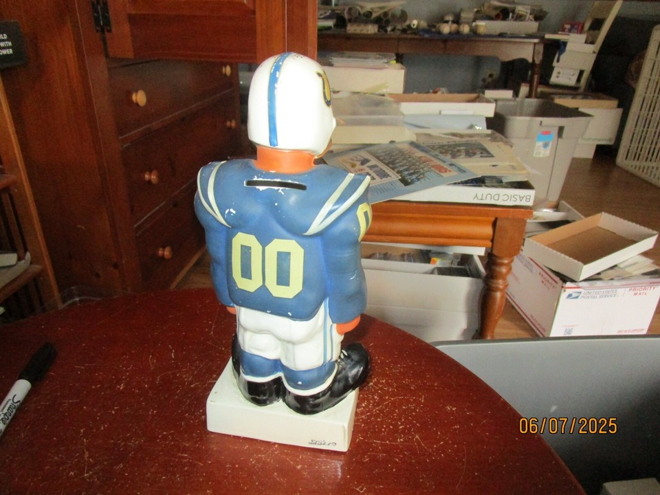 1960's Fred Kail Baltimore Colts Football Statue Bank 10" | eBay