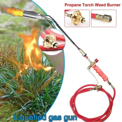 Portable Propane Torch Weed Burner Ice Snow Melter Outdoor Flame ...
