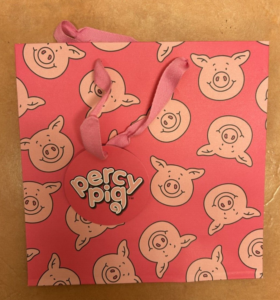 M & S Percy Pig Christmas Cards-Gift tags-Gift Bag/tag -xmas paper ...