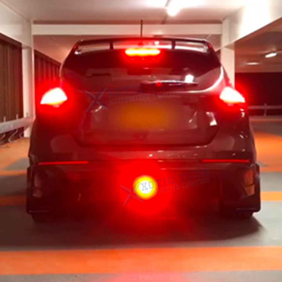 15-LED Red Lens Tow Hitch Receiver Brake Tail Light w/ Adapter For ...