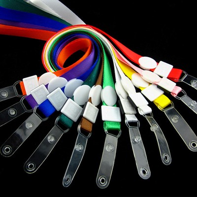 10pcs 1cm Name Tags ID Badge holders Gym Key document Neck Ribbon ...