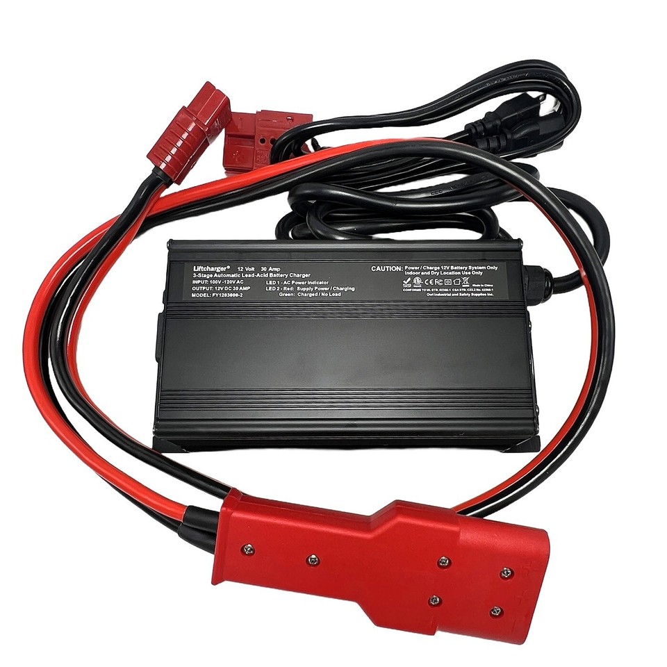 12 Volt 30 Amp Aircraft Ground Power Supply and Charger | Cessna 3-Pin ...