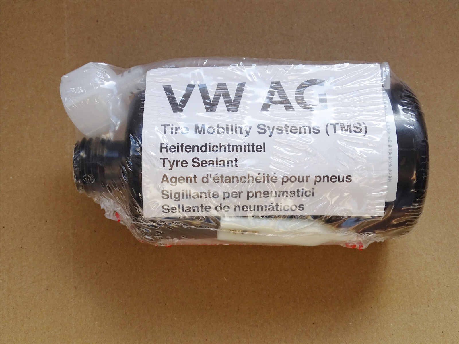 GENUINE VW AUDI SEAT SKODA TYRE PUNCTURE REPAIR SEALANT GLUE BOTTLE 03/ ...