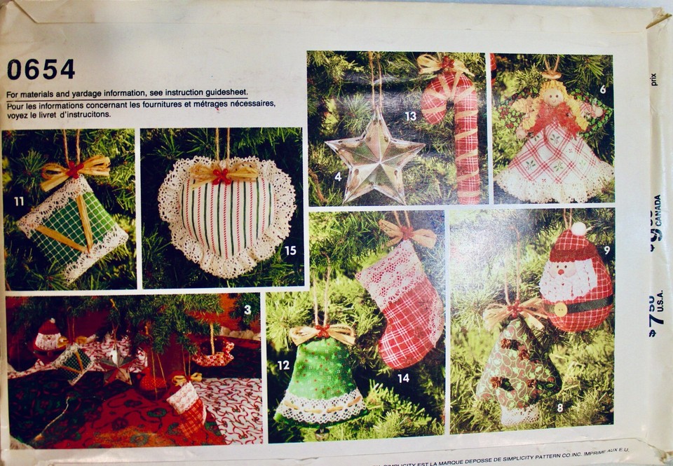 Vtg Christmas Craft Sewing Pattern ~ UC ~ U Pick! | eBay