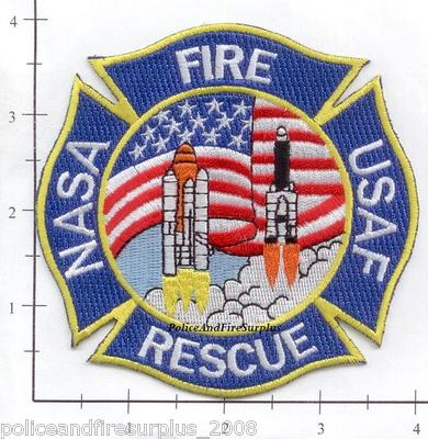 Florida - NASA Kennedy Space Center FL Fire Rescue Fire Dept Patch v3 ...