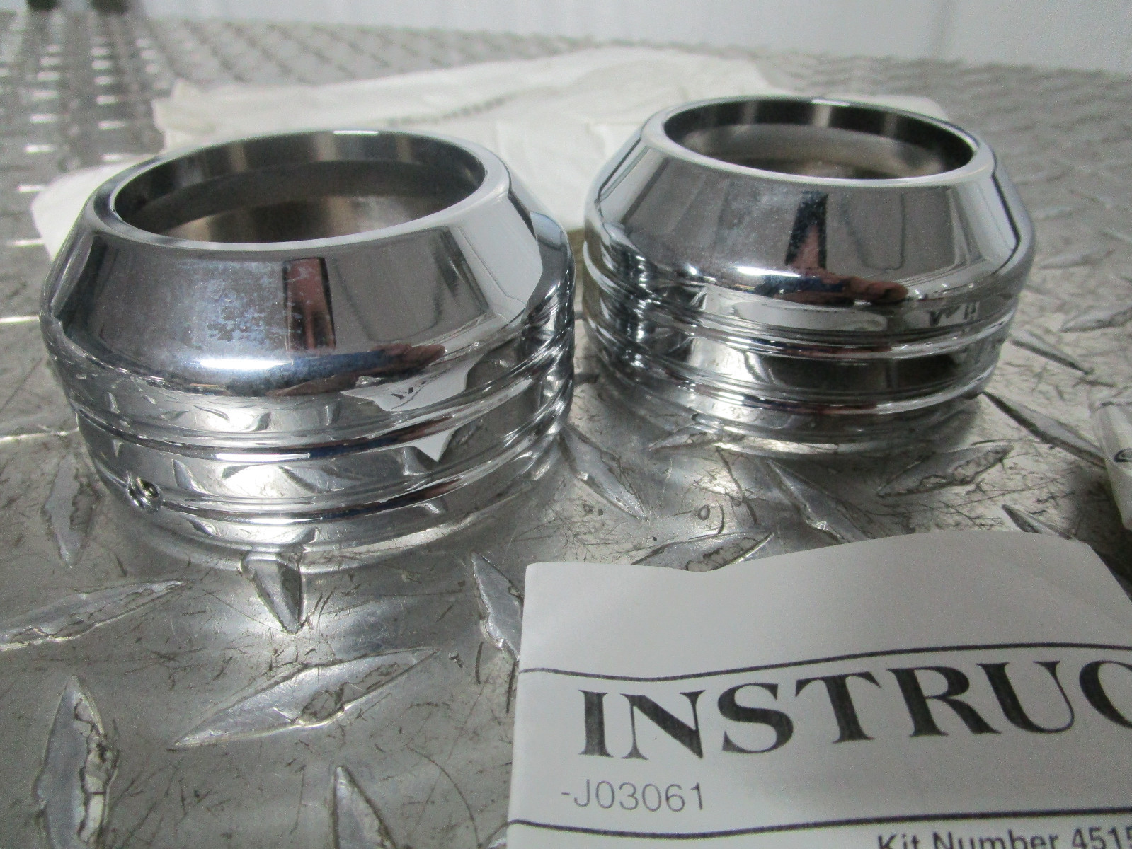 HD V-Rod VRSC Fork Slider Dust Cover Kit VRSCA VRSCB VRSCR VRSCD vrod ...