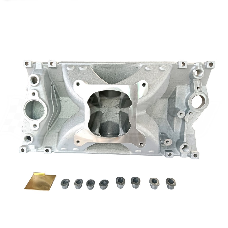 PC2033 Aluminum SBC CHEVY High Rise Vortec Single Plane Intake Manifold ...