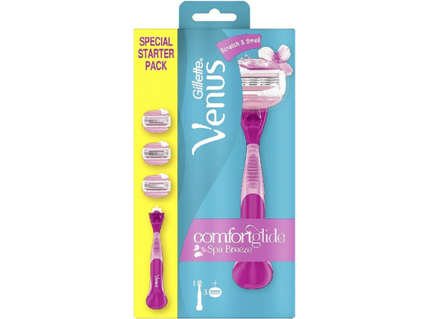 Venus ComfortGlide Spa Breeze Maquinilla para Mujer + 3 Cuchillas con ...