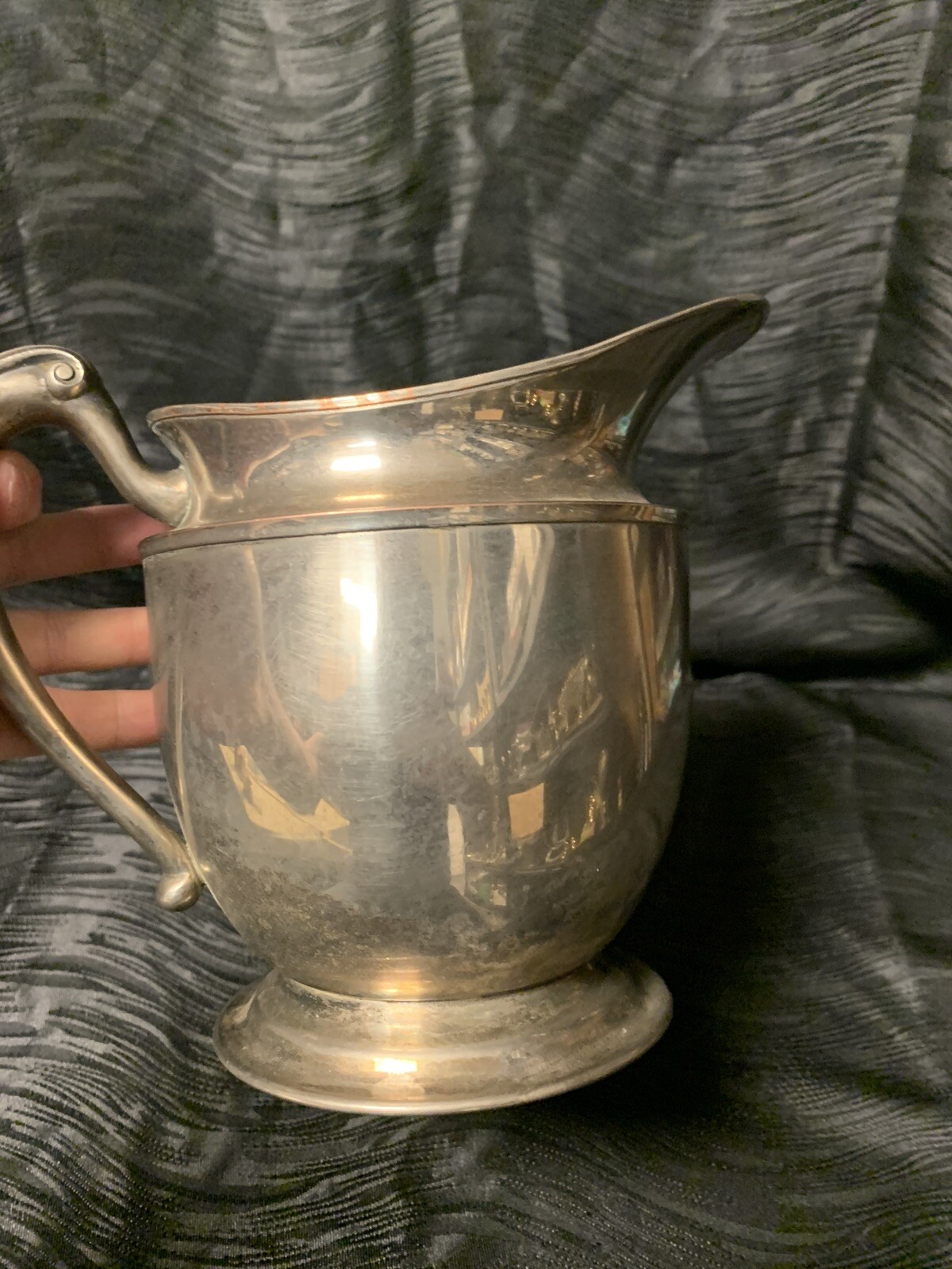 Vintage Antique Silverplate Keystone Wear Water Pitcher Silver Plate | eBay