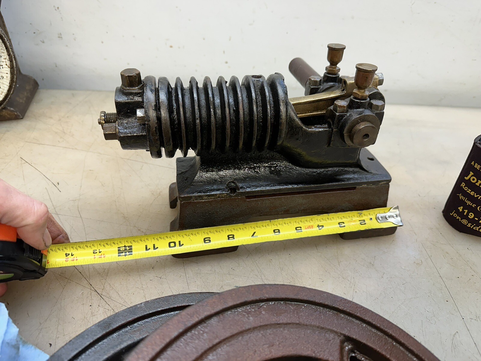 BRUNNER AIR COMPRESSOR MODEL KIT To Make Into a Hit and Miss Gas Engine ...