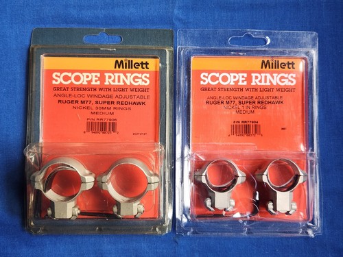 Millett scope rings Ruger M77, Super Redhawk | eBay